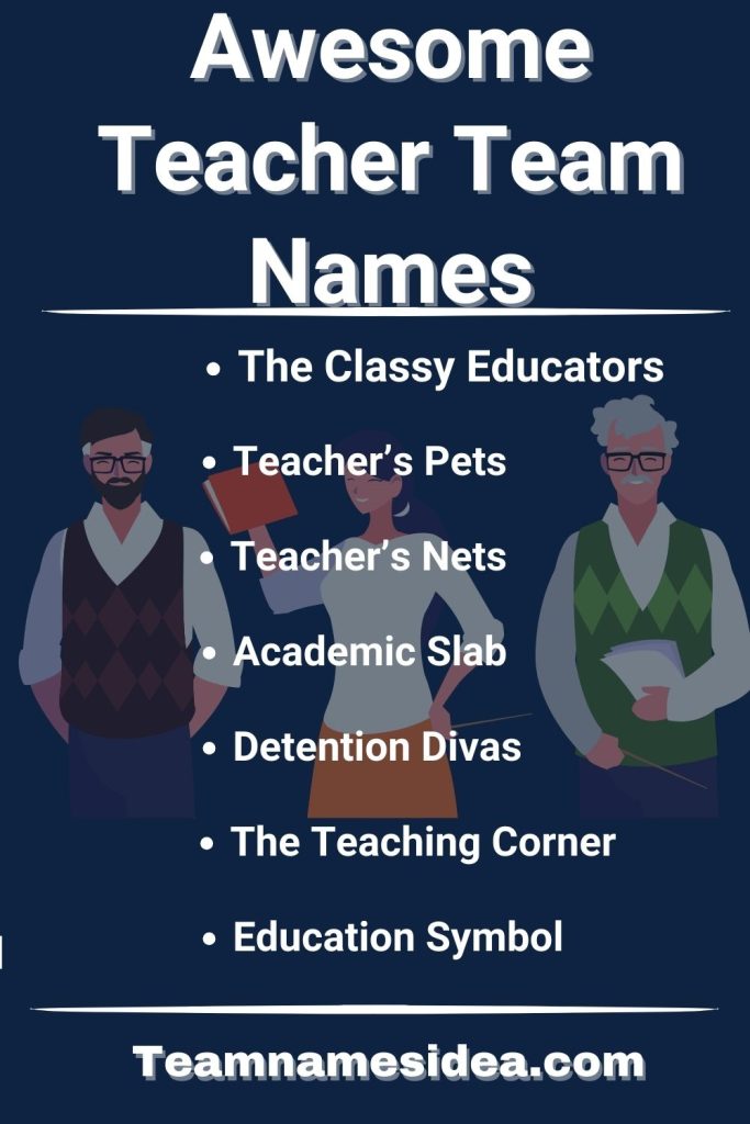 213 Fun Teacher Group Names (Dynamic, Inspiring): Class Crew